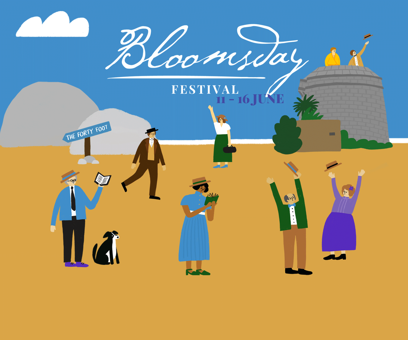 Bloomsday celebra obra de James Joyce. Foto: Bloomsday Festival
